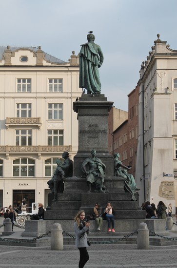 Adam Mickiewicz Monument | Kraków Sightseeing | Krakow